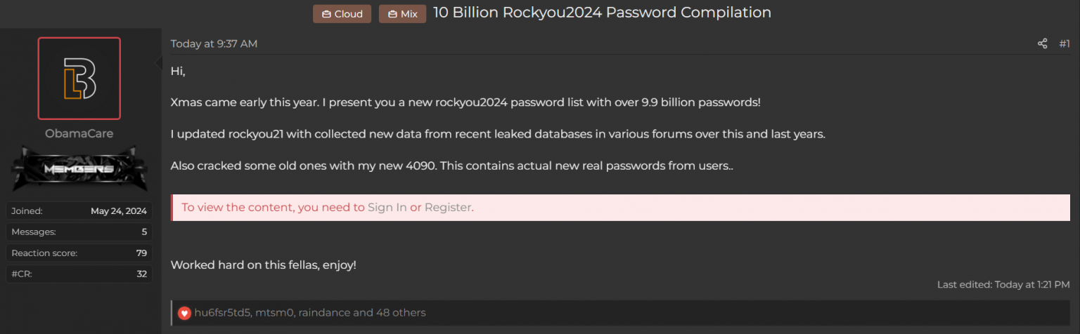 RockYou.txt 2024: One of the Biggest Password Compilations Ever ...